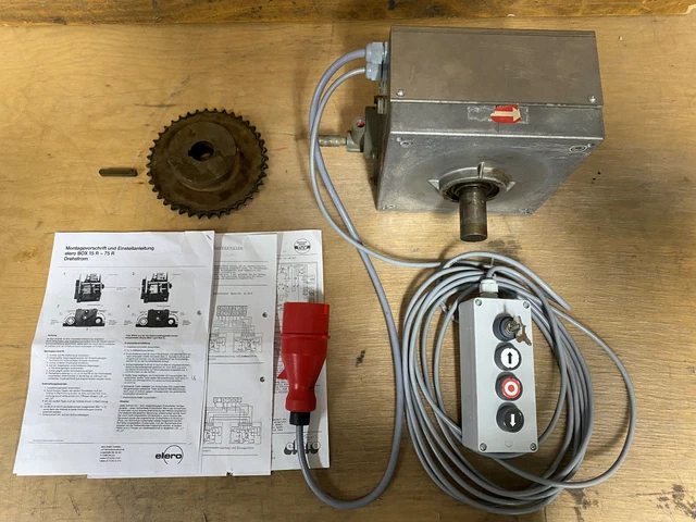ELERO ROLLTORANTRIEB TORANTRIEB Kettenrad Box 15 Box15R Rolltor Motor ...