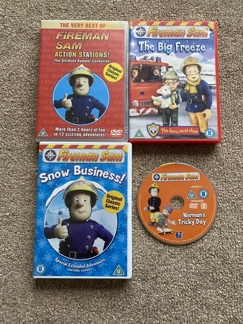 FIREMAN SAM DVDS Original Classic Series X4 £7.00 - PicClick UK