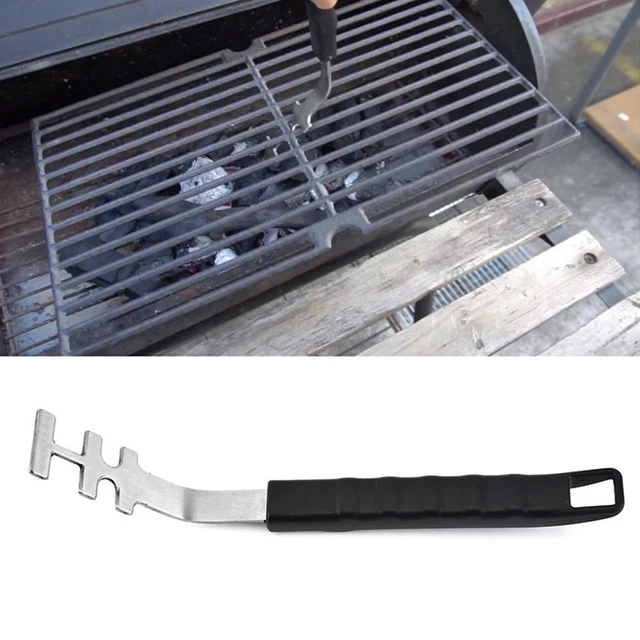 STAINLESS STEEL GRATE Lifter BBQ Barbecue Grate Gripper Grill Lifter ...