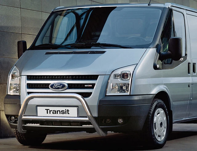 FORD TRANSIT TOURNEO Bull Bar Front Grille A-Bar Push Nudge Bar 2007 ...