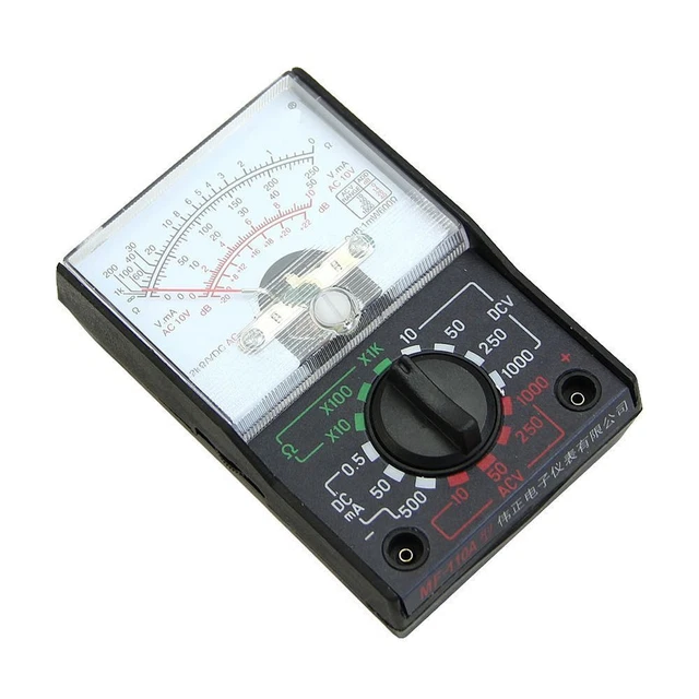 MULTI TESTER DC/AC Current Meter Multimeter DC/AC Voltmeter Pointer ...