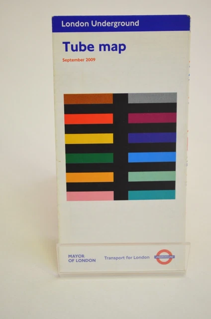 LONDON UNDERGROUND TUBE Map September 2009 £5.00 - PicClick UK