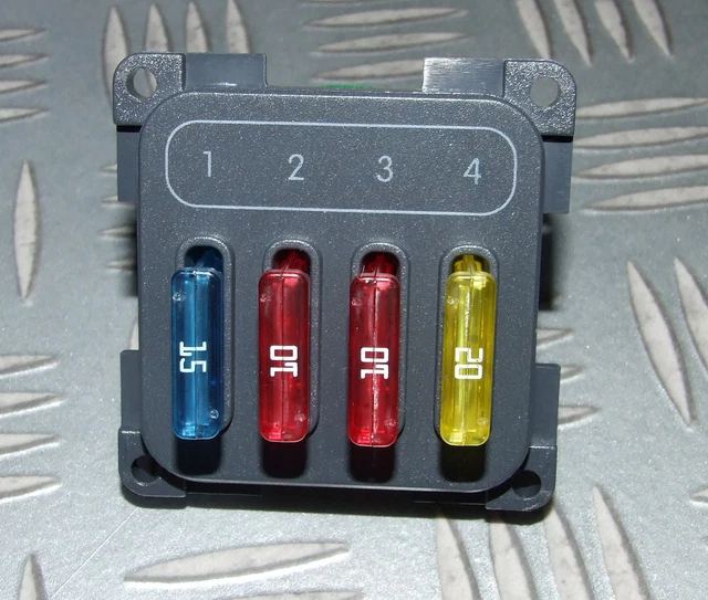 CBE 4 WAY Fuse Distribution Panel Compatible With C Line Motorhome ...