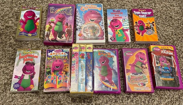 BARNEY VHS LOT 13 tapes Classic Collection & Barney & Friends RARE! EUR ...
