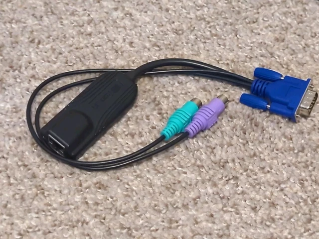 RARITAN DCIM-PS2 DOMINION Computer I/F Module (CIM) for VGA, PS/2 ports ...