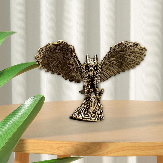 SCULPTURE DE HIBOU, Statue d'animal, Statue de hibou Miniature ...