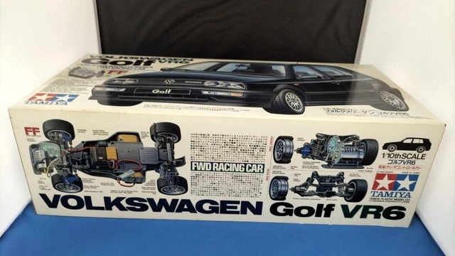 TAMIYA 1/10 VOLKSWAGEN Golf VR6 FF-01 Chassis Vintage RC Kit ...