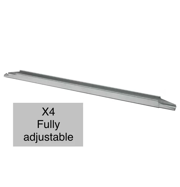 4X IKEA BED Mid Beams Support Adjustable 203cm Van Steel Beam Campervan ...