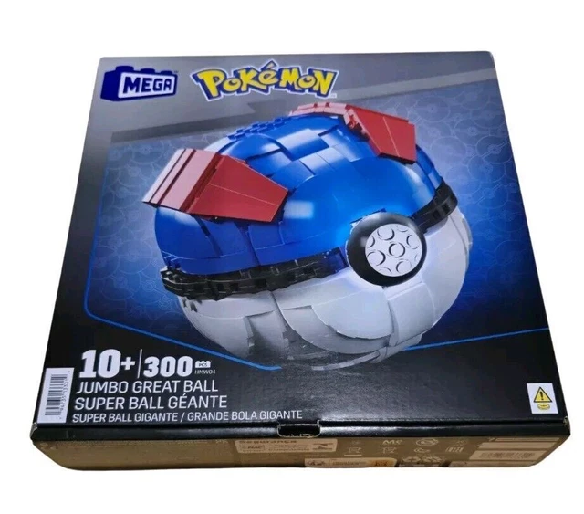 MATTEL HMW04 - Mega - Pokémon - Superball mit Lichtern, 300 Teile EUR ...