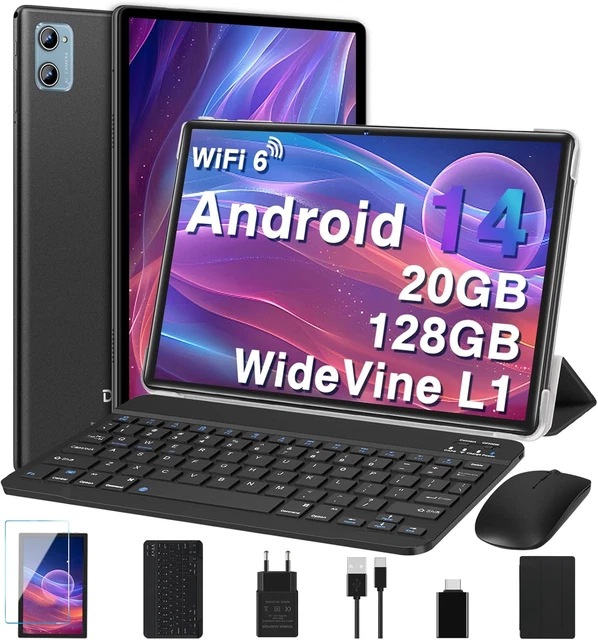 2025 TABLET 10 Pollici Android 14, 20GB RAM+128GB ROM(TF 2TB), Octa ...
