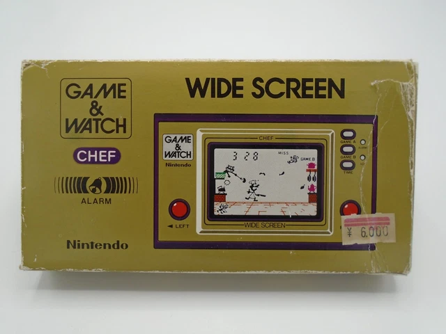 NINTENDO GAME & Watch Chef FP-24 mit Box 1981 EUR 229,82 - PicClick DE