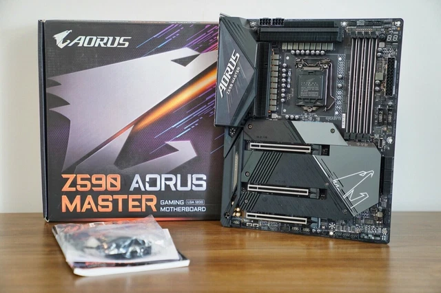 GIGABYTE Z590 AORUS MASTER LGA 1200 Intel WIFI 6E ATX Motherboard $199. ...