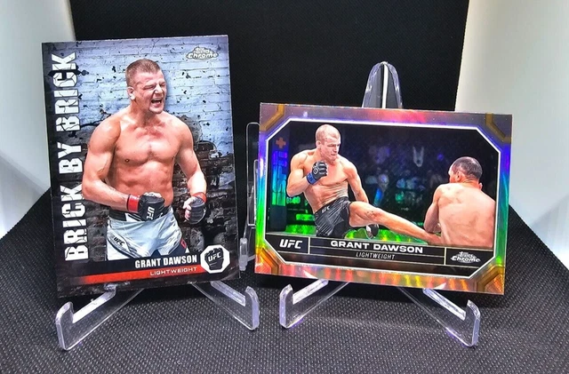 2024 TOPPS CHROME UFC insert brique par brique et réfracteur Grant ...
