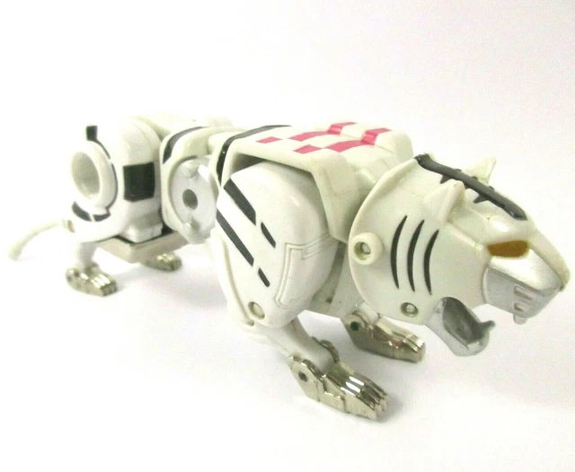 POWER RANGERS WILD Force Deluxe Megazord White Tiger Zord Bandai 2002 £ ...