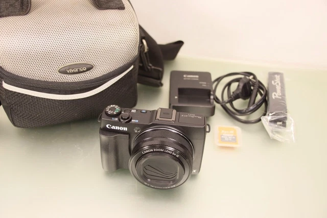 CANON POWERSHOT G1X Mark II Digitalkamera mit Zubehörpaket TOP EUR 389 ...