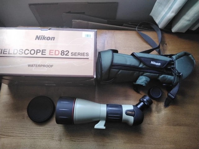NIKON ED82A WP + 20-65× Zoom eyepiece, boxed with case. Fantastic ...