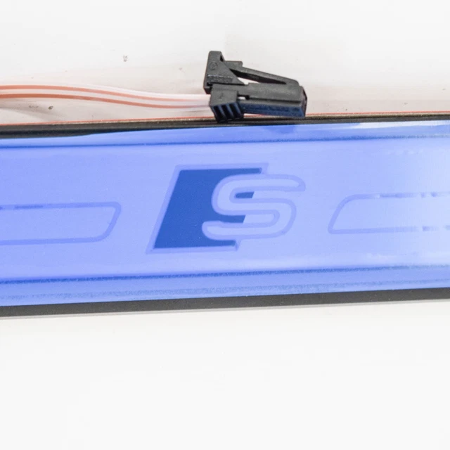 AUDI A4 B9 S-Line Left Door Sill Cover Illuminated 8W0947417A9B9 NEW ...