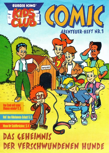 BURGER KING KIDS Club Comic, Abenteuer-Heft 1 - Das Geheimnis der ...