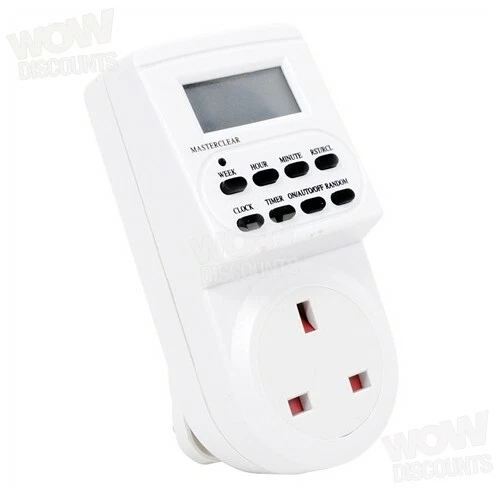 WELLCO® 24 HOUR and 7 Day Plug-in Digital Timer £12.56 - PicClick UK