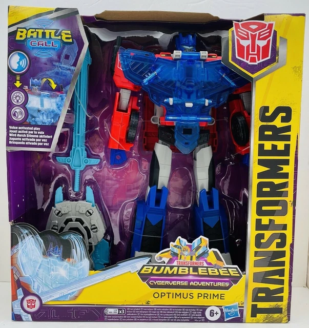 TRANSFORMERS CYBERVERSE LEADER Class Battle Call OPTIMUS PRIME neuf en ...