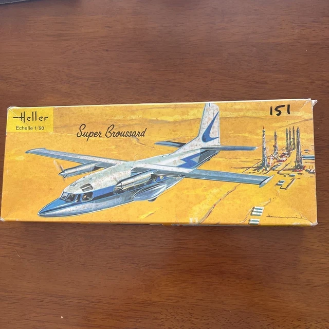 HELLER 1/50 SUPER Broussard (Box opened, inner bag opened)Please ly if ...
