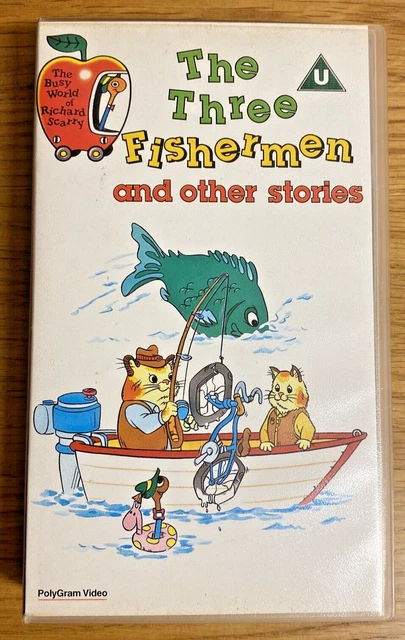 THE BUSY WORLD Of Richard Scarry - Three Fishermen & Other Stories 1994 ...
