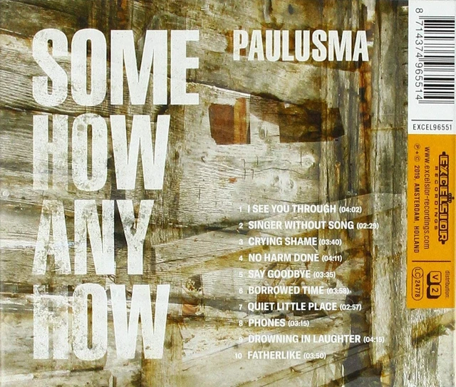PAULUSMA SOMEHOW ANYHOW (CD) EUR 12,17 - PicClick FR