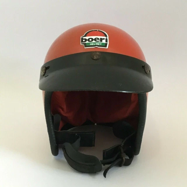 CASCO JET MOTO D'EPOCA ANNI 60 BOERI SPORT HELMET M VINTAGE agv nava ...