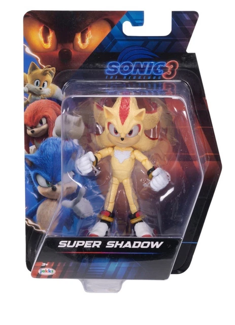 SONIC THE HEDGEHOG 3 SUPER SHADOW 13cm Figure BRAND NEW £25.00 ...