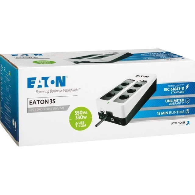 ONDULEUR/MULTIPRISE/PARAFOUDRE - EATON 3S 550 FR - Off-line UPS ...