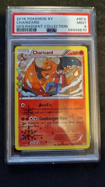POKEMON TCG CHARIZARD RC5/RC32 Generations Radiant Collection PSA 9 ...