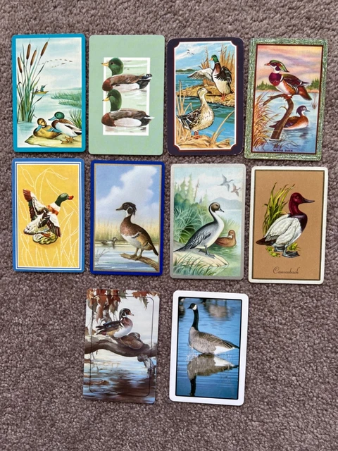 ORIGINAL SWAP PLAYING cards birds ducks $6.50 - PicClick AU