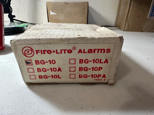*NIB* *NEW* FIRE-LITE BG-10 Fire Alarm Pull Station EUR 51,44 - PicClick FR