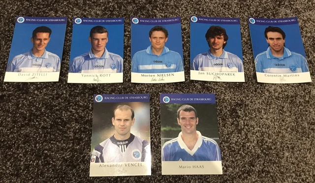 LOT CARTES RACING Club de Strasbourg Football RCS EUR 15,00 - PicClick FR