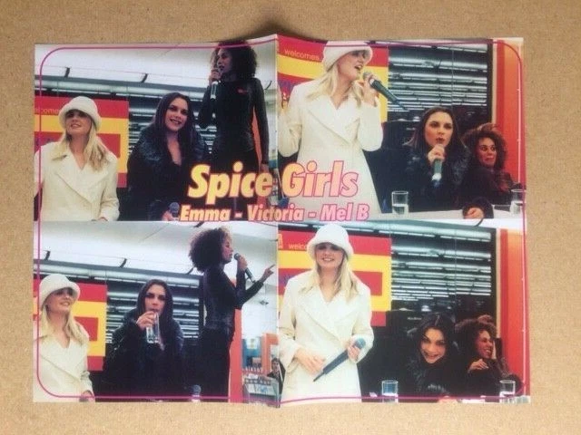 SPICE GIRLS + GERI Original Vintage SGEM Magazine Posters (EM) (46) £12 ...