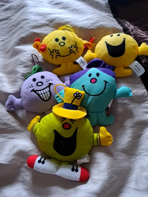 COLLECTABLE SOFT PLUSH Mr Men/Little Misses Toys From Macdonalds Happy ...