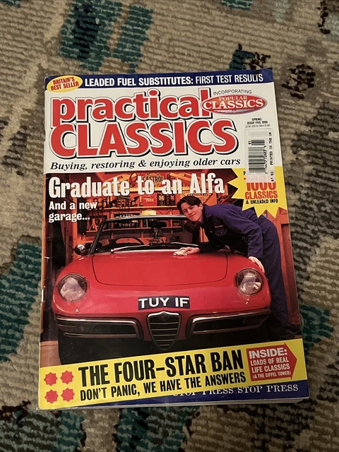 PRACTICAL CLASSICS MAGAZINE Spring 1999 Alfa Duetto Rover Triumph TVR £ ...