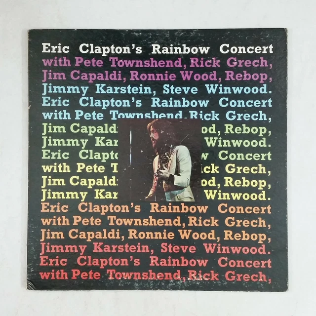 ERIC CLAPTON RAINBOW Concert SO877 SRC vinyle LP + couverture VG + GF ...