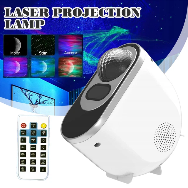 NORTHERN LIGHTS AURORA Galaxy Projector Lamp Music Projection Night ...