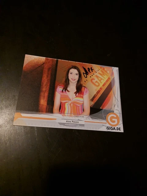 AUTOGRAMM AK AUTOGRAMMKARTE Alex Polzin Schauspielerin Playboy ...