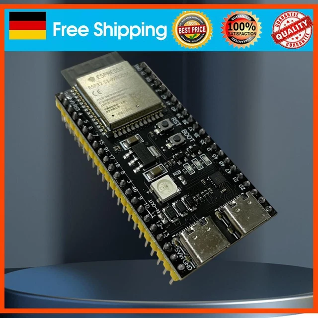 NEU ESP32/ ESP32-S3/ESP32-C3 Entwicklungsboard Dual Typ-C (N16R8 ...