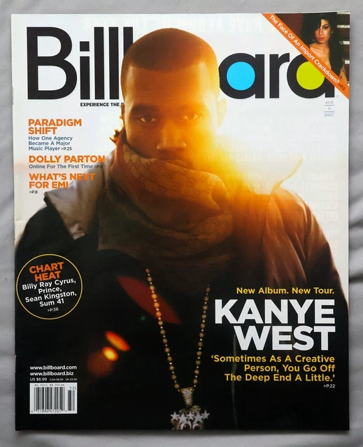 BILLBOARD MAGAZINE: AUGUST 11, 2007. Kanye West on cover. £13.34 ...