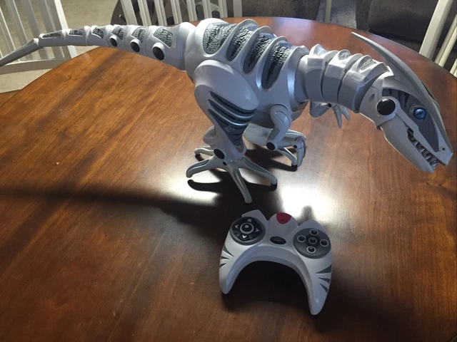 T-REX WOWWEE ROBORAPTOR w/ Remote Control Dinosaur walking robot raptor ...