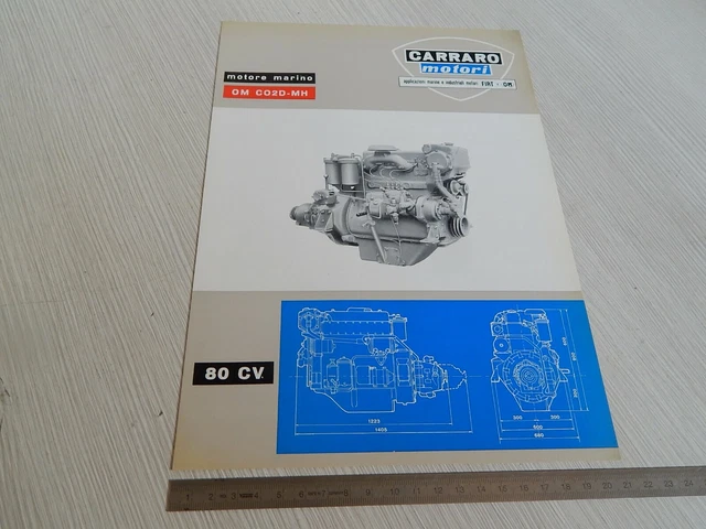ORIGINAL BROCHURE BROCHURE Brochure Carraro Marine Engine Om Co2D-Mh £ ...