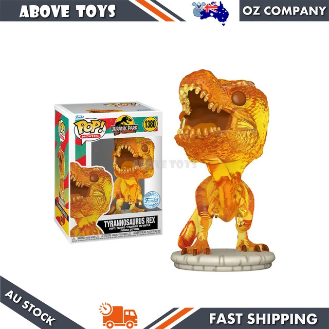FUNKO JURASSIC PARK Tyrannosaurus Rex Amber Translucent Pop! Movies ...