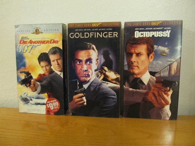 LOT DE 18 cassettes VHS Films James Bond EUR 11,33 - PicClick FR