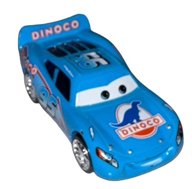 DISNEY PIXAR CARS Bling Bling Lightning McQueen Dinoco 95 hellblau ...