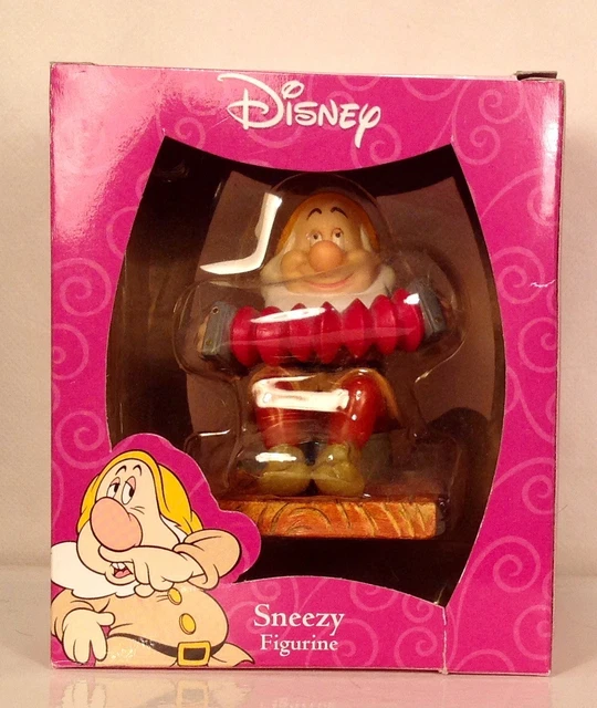 DISNEY SNOW WHITE & The Seven Dwarfs SNEEZY Figurine CVS ENESCO 65th ...