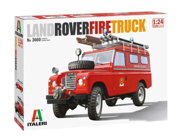 ITALERI 1/24 LAND Rover Fire Truck (Plastic Kit) 3660 £35.65 - PicClick UK