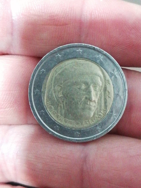 MONETA 2 EURO Boccaccio 1313 2013 Moneta Rara Per Collezionisti EUR 500 ...